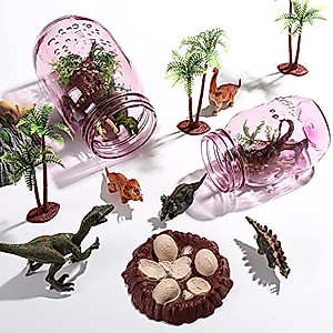 Amzcku 32 oz Pink-Purple Mason Jars with Lids, 6 Pack Wide Mouth Quart Canning Jar, Safe For Storage, Canning, Pickling, Preserving, Fermenting, DIY Crafts & Decor