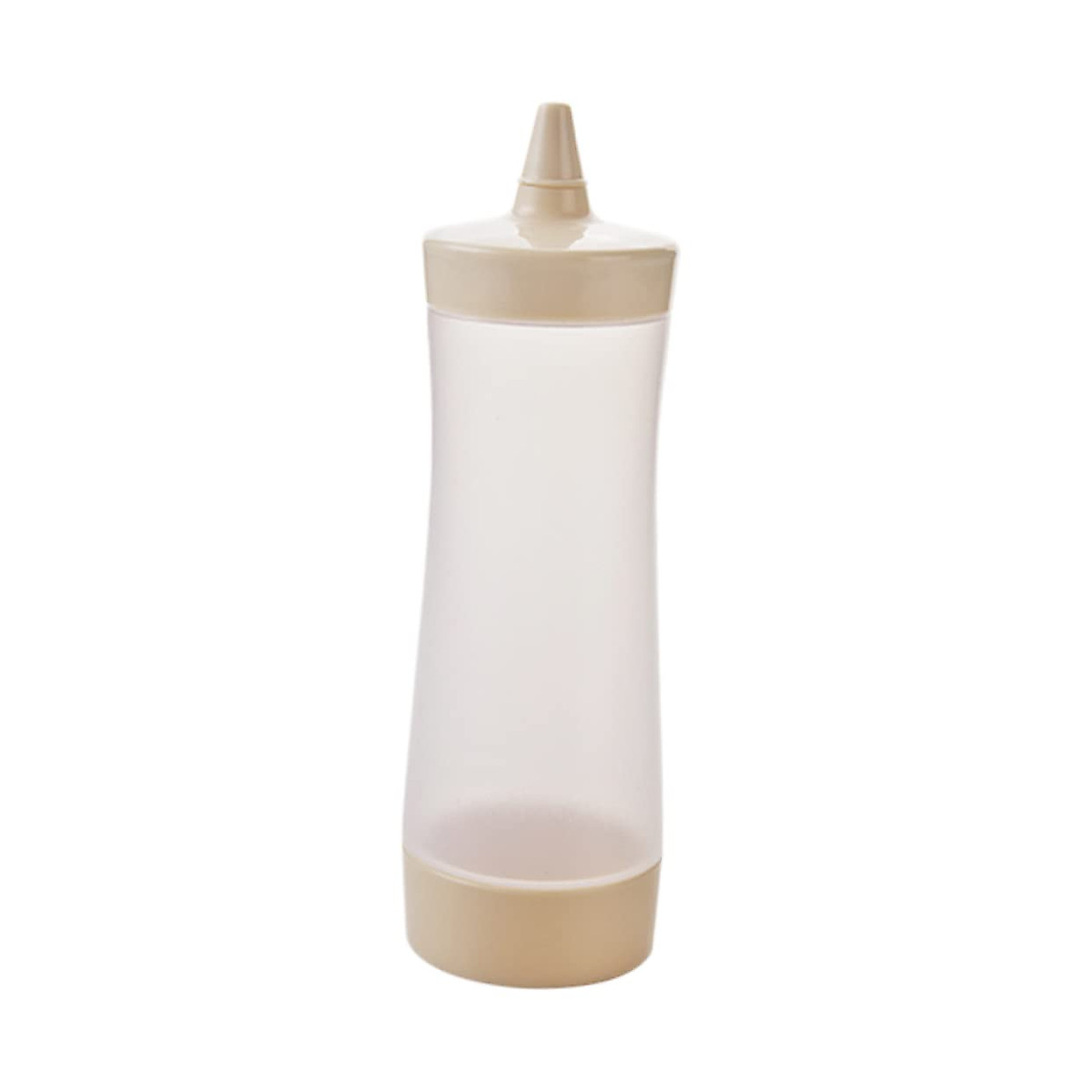 Anneome 3pcs Dressing Condiments Vinegar Oil and Bottle Squirt Squeeze Crafts Beige Reataurant Bbq Condiment With Dispenser Tip Clear Jam Kitchen Dressings Syrup Sauces Dispensers Mustard