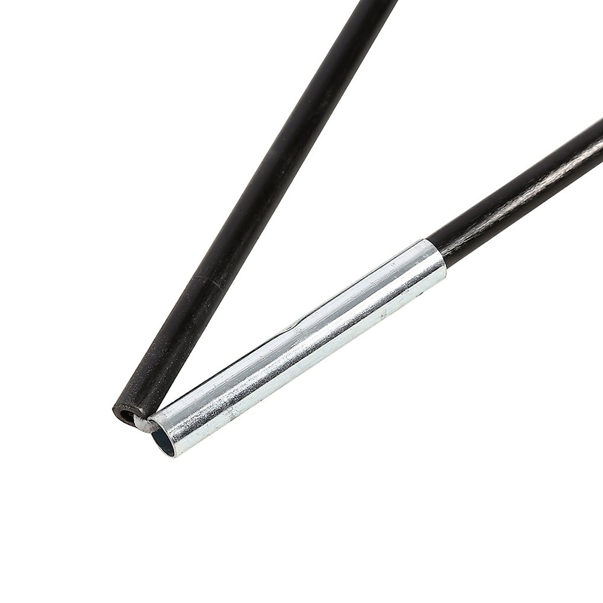 Fiber Glass Rod Double Tent Pole, Portable Foldable Tent Pole Replacement, Traveling Backpacking for Hiking Camping