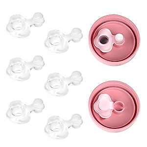 AVAIDave Silicone Replacement Valves for No Spill Cups 10 Oz, Reusable Replacement Valves for Sippy Cups,Dishwasher/Microwave Safe, One piece 6 Packs