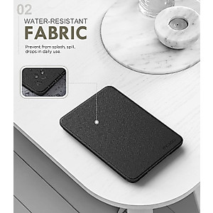 MoKo Case Fits 6" All-New Kindle (11th Generation-2024/2022 Release), Lightweight Shell Cover with Auto Wake/Sleep for Kindle 2024/2022 11th Gen e-Reader, Black