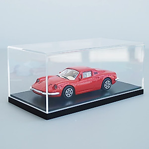 Acrylic Car Model Display Box for1:43 Car Model Display Box with Base Transparent Display Show Case for Toy Model Cars Miniature Figure Collectible
