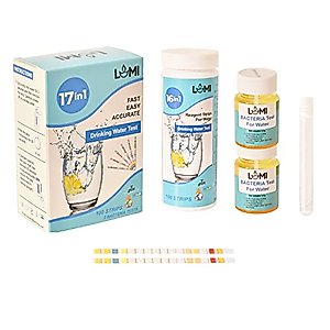 17 in 1 Water Test Kit, Testing for Drinking Water Quality (Well and Tap Water), Fast and Accurate pH Test Strips, Drinking Water Test Kits,100 Pieces Each