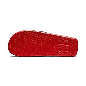 Nike Air Max Cirro Just Do It Athletic Sandal Solarsoft Slide (BLACK/UNIVERSITY RED, numeric_12)