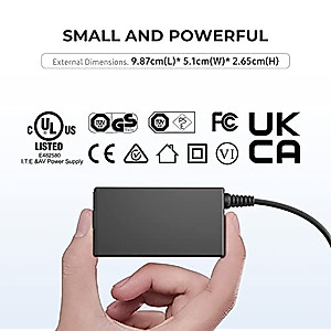 HKY 15V Ac Adapter Compatible with Goal Zero Yeti 150 400 200X 500X Portable Power Station Sherpa 100 Solar Generator PN:31901 22004 23000 Goal Zero Replacement Power Supply Cord Battery Charger…