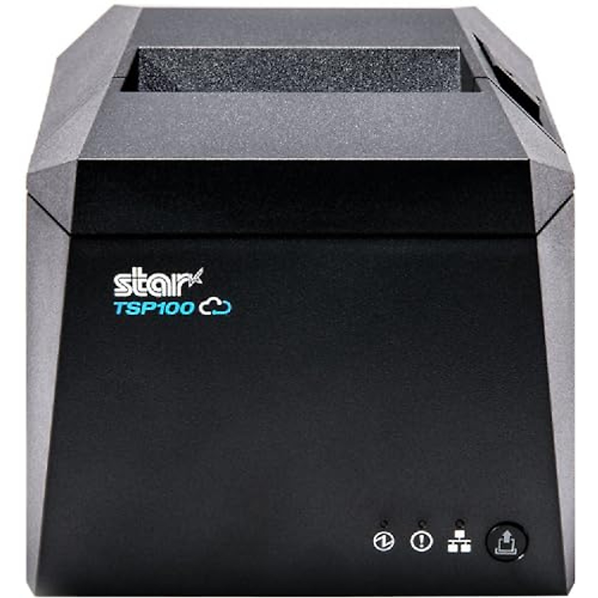 Star Micronics TSP143IVUE USB/Ethernet (LAN) Thermal Receipt Printer with Android Open Accessory (AOA), CloudPRNT, Cutter, and Internal Power Supply - Gray