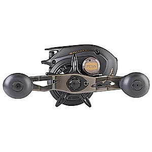 Penn Squall Low Profile Reel Black Smoke 9.3 oz