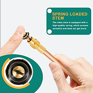 123-0095 Replacement Stem Assembly for Mansfield Style 500 Series Full-turn Hydrants Manufactured From 1970-2006, for 12 Inches Sillcock ASFP（Overall length 16 Inches）
