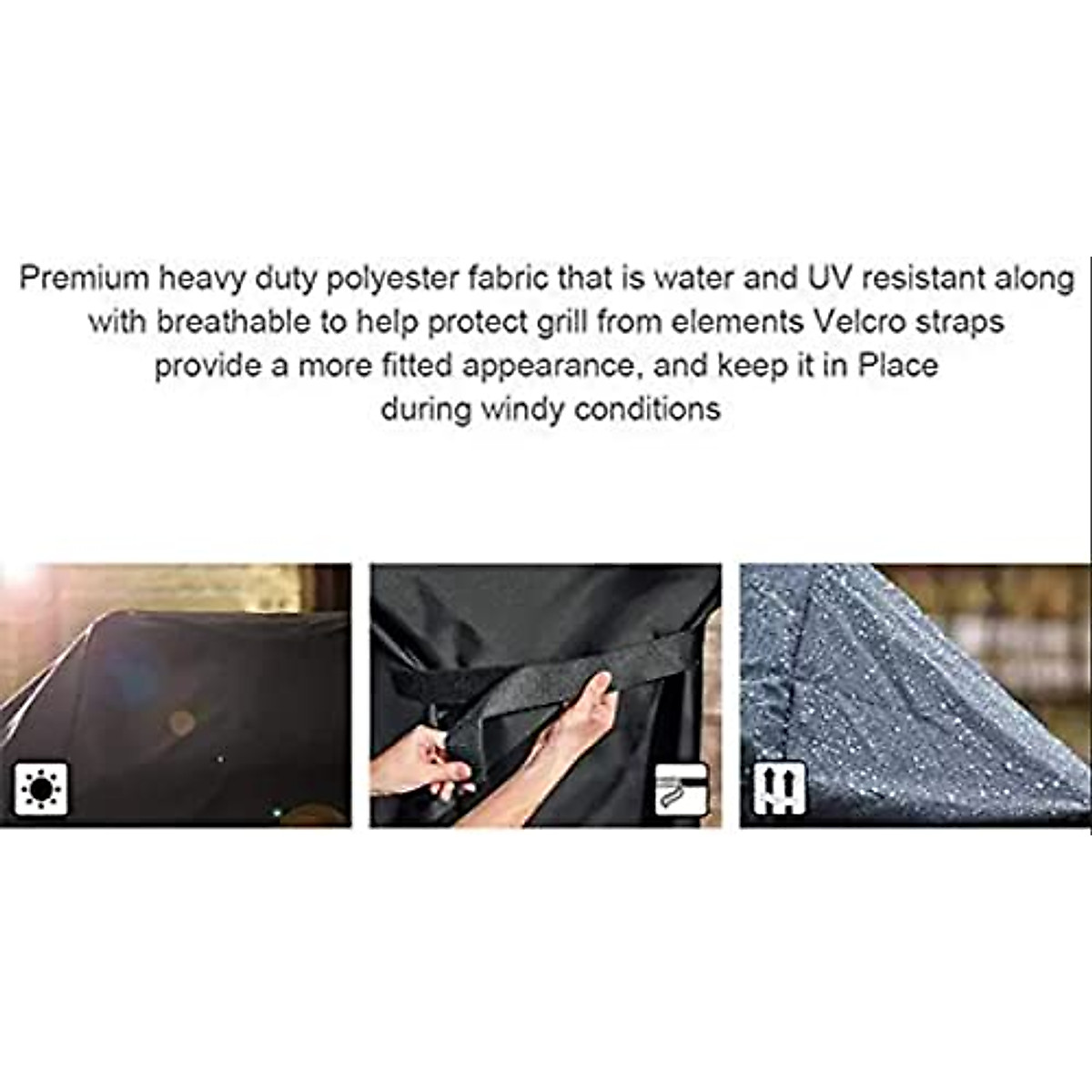 Grill Cover 7107 for Weber Genesis E and S Series Gas Grills (60 X 24 X 44inches)