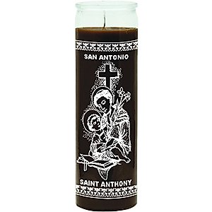 Indio 7 Day Religious Candle St. Anthony - Brown