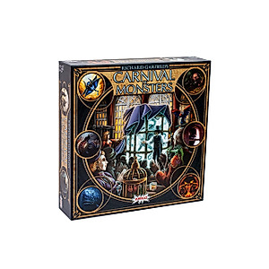AMIGO Games Richard Garfield's Carnival of Monsters - Deck Building & Set Collecting Board Game - Explore Magical Lands & Capture Exotic Beasts 240 Cards | Ages 12+ | 2-5 Players