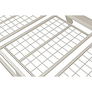 Little Seeds Rowan Valley Forest Loft Bed, Grey/Taupe, Twin