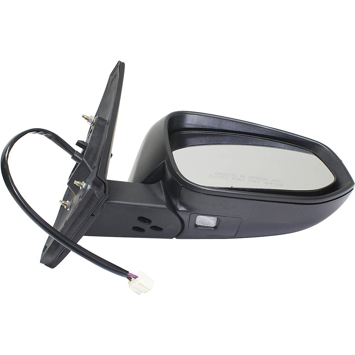 Kool Vue Passenger Side Power Heated Mirror for Toyota 4Runner 2014-2018 With Signal Light & Puddle Lamp Paintable