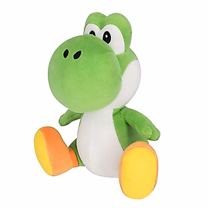 Sanei Super Mario All Star Collection 8" Yoshi Plush, Small , Green