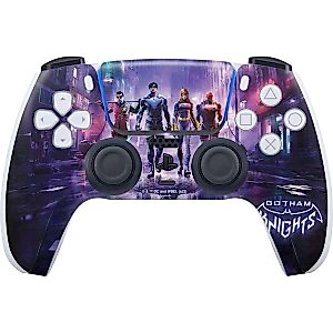 Skinit Decal Gaming Skin Compatible with PS5 Controller - Officially Licensed DC Comics Gotham Knights Characters Design