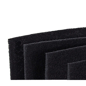 Captain's Compass Premium Carbon Activated Pre Filters 4 Pack for HPA200 HPA 200 Compatible with Honeywell Air Purifier Models 200, 202, 204, 250B