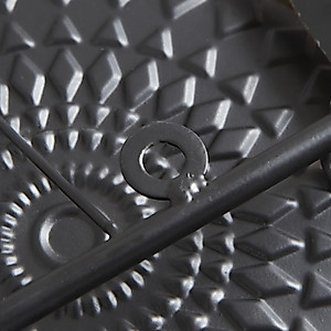 Madsion Park Wall Art Living Room Décor Legion Metal Plates Carving, Home Accent Modern Inspired Dining, Bathroom Decoration Ready to Hang Panel for Bedroom, 47.24" W x 24.02" H, Multi