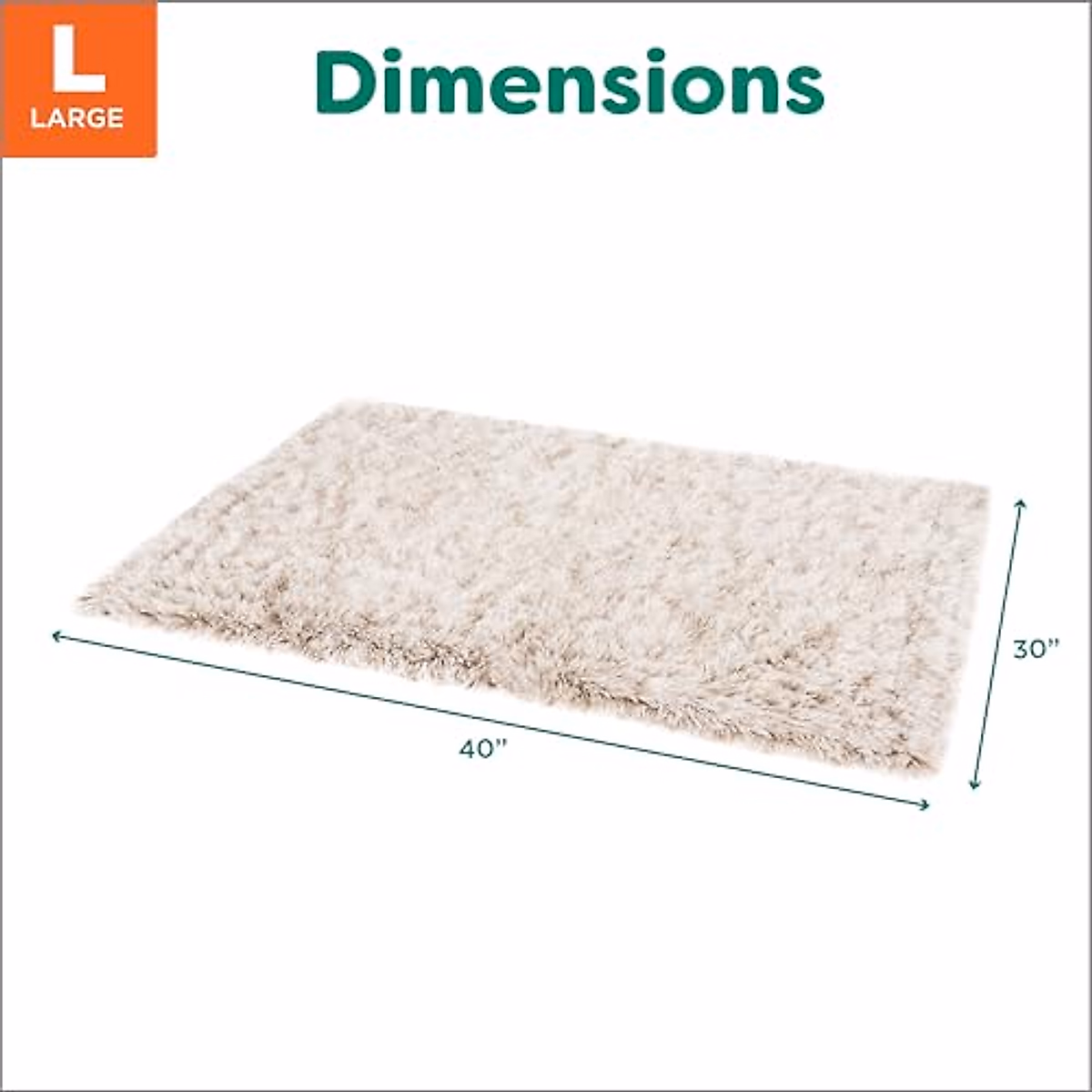 Furhaven Waterproof Throw Blanket for Dogs & Indoor Cats, Washable - Shaggy Plush Calming Long Faux Fur & Velvet Dog Blanket - Driftwood, Large