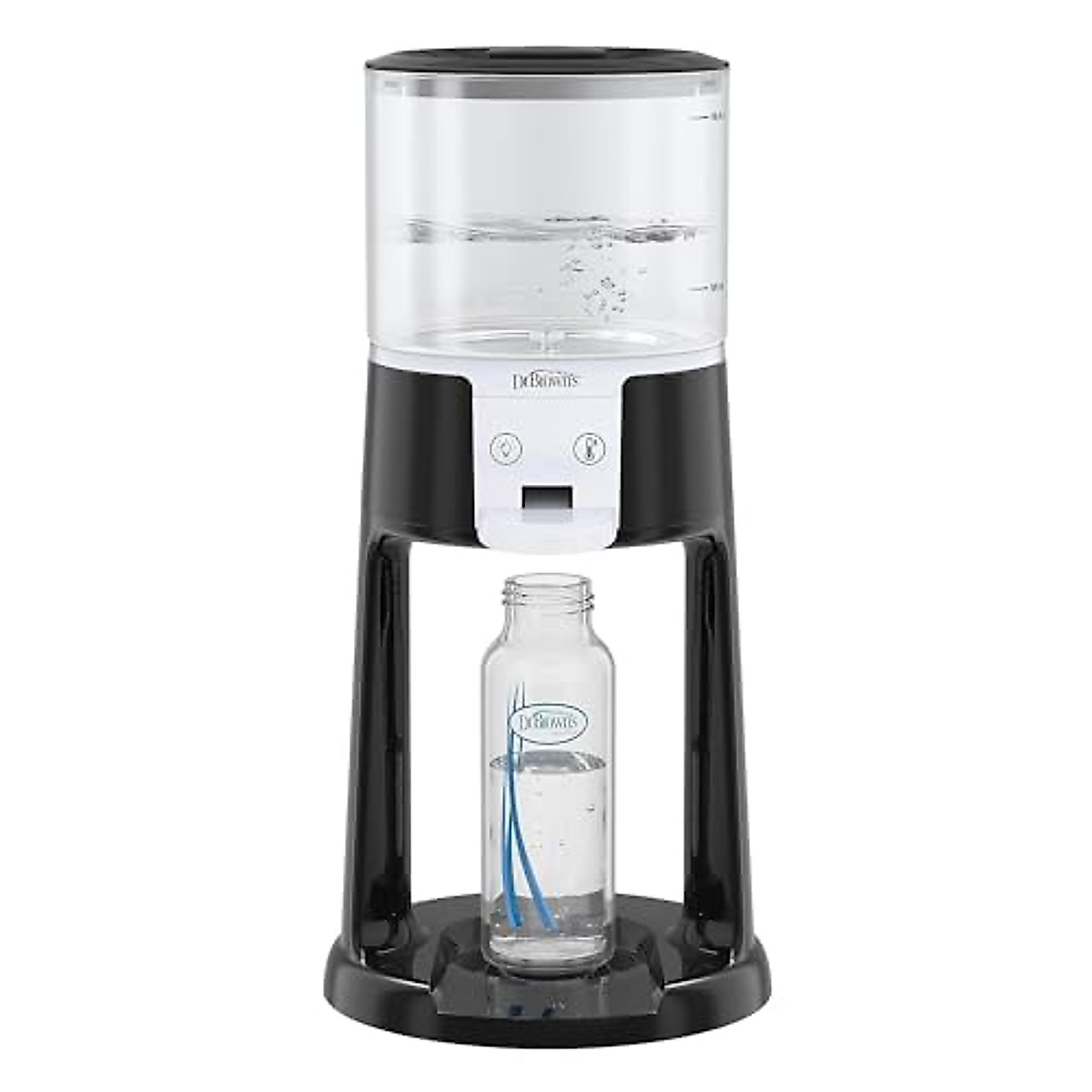 Dr. Brown's Insta-Prep Warm Water Dispenser to Instantly Prepare Baby’s Formula Bottle,Large Capacity Glass Tank with 3 Temperature Settings,Black