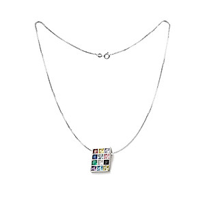 Ephod Breastplate Necklace, Priest Breastplate, Hebrew Jewelry, Hoshen Necklace, Tribes of Israel Necklace, 925 Sterling Silver Jewelry, Sterling Silver Stone Cubic Zirconia, Cubic Zirconia