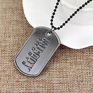 IMIKE Cod Necklace PS4 Games Limited Edition Cod Ghosts Pendant Punk Rock Accessories Cod Pendant Necklace for Men Women