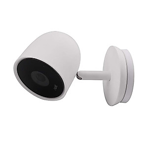 Wall Mount for Nest Cam IQ - Indoor Magnetic Mount for Nest Cam IQ No Drilling Needed(White, 1 Pack)