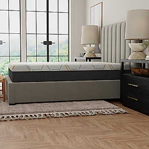 Blissful Nights 12 Inch Queen Copper Infused Cool Memory Foam Mattress Developed for Adjustable Bed Bases with Medium Firm Feel Support and CertiPUR-US Certified (Queen)