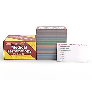 Medical Terminology Study Cards 2024-2025: Med Term Review for Health Professionals [Full Color Cards]