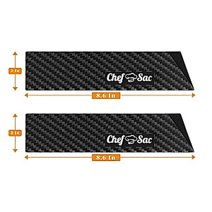 Chef Sac Chef Knife Folder Case Bag with 2-Pack Knife Guards (8.5") Included