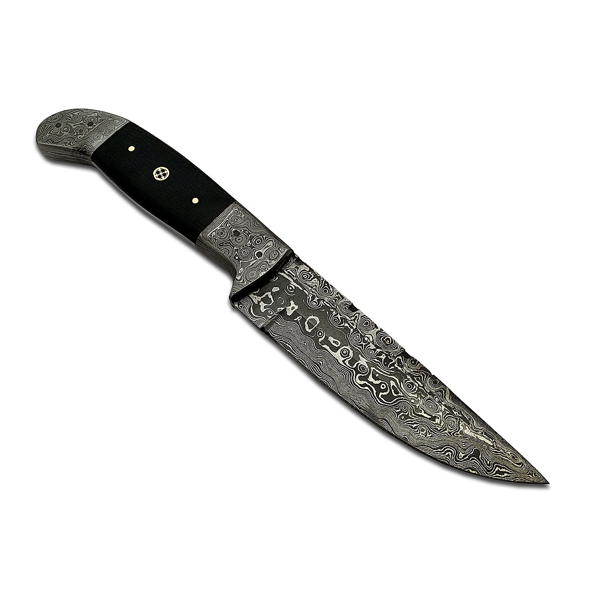 PAL 2000 KNIVES BOW-6015 Handmade Damascus Steel Knife with Sheath
