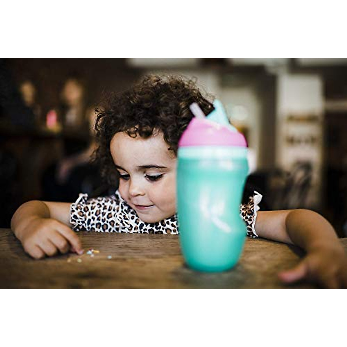 Tommee Tippee Insulated Toddler Straw Sippy Cup, 9-Ounce, 12+ Months – 2 Count (Colors Will Vary)