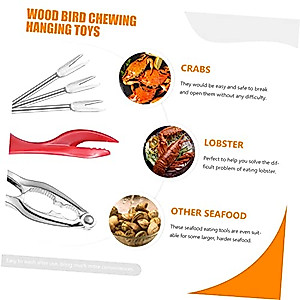 GANAZONO 24 Pcs Eating Crab Tool Set Kitchen Utensil Set Blush Set Serveware Set Crab Opener Tools Lobster Seafood Crackers Forks Lobster Eating Tool Seafood Crab Tool Crab Eating Tool Crab