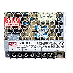 MEANWELL Switching Power Supplies 90W 5V 18A, LRS-100-5