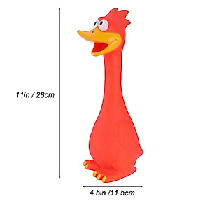 UEETEK Dog Safe Vinyl Screaming Goose Toy Squeaky Pet Toy Dogs Interactive Play