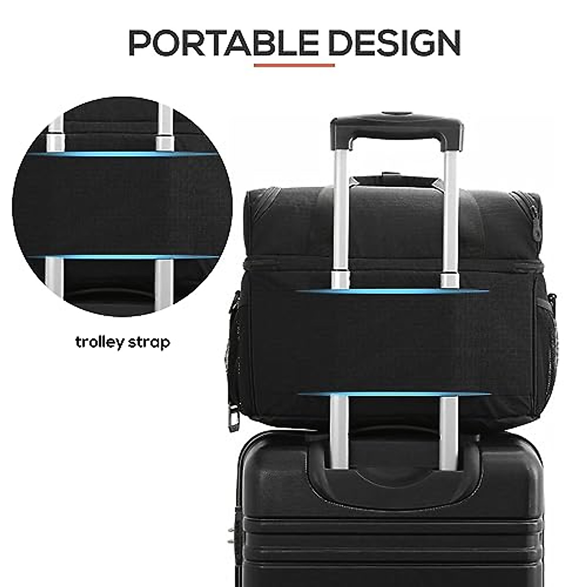 TOURIT Insulated Cooler Bag 36-Cans Large Lunch Cooler Travel Cooler 28L Soft Sided Cooler Bag for Men Women to Picnic, Camping, Beach, Work