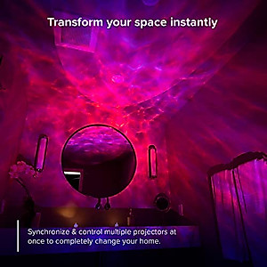 BlissLights Sky Lite Evolve - Star Projector, Galaxy Projector, LED Nebula Lighting, WiFi App, for Meditation, Relaxation, Gaming Room, Home Theater, and Bedroom Night Light Gift (Green Stars)