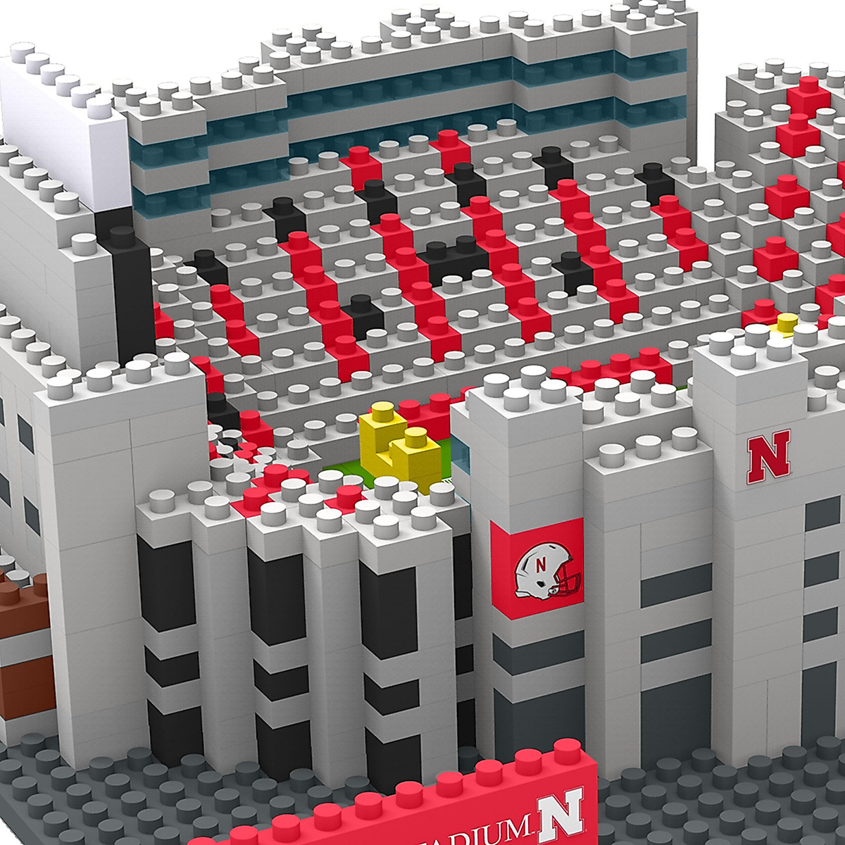 FOCO Nebraska Cornhuskers NCAA Mini BRXLZ Stadium - Memorial Stadium
