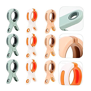 SOESFOUFU 9pcs Sun Lounger Towel Clip Clothing Clips Outdoor Towel Holder Laundry Hanging Clips Beach Chair Towel Holder Clothes Line Clip Giant Beach Towel Beach Towel Clips for Cruise Pp