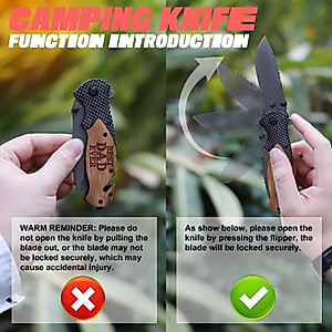 ZAVIT Dad Gifts for Fathers Day,BEST DAD EVER Pocket Knife,Dad Birthday Gifts,Dad Gifts,Dad Gifts from Daughter Son Kids,Best Dad Gifts,Gifts for Dad Who Wants Nothing.