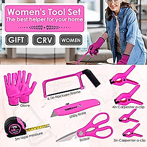 27Pc Staple Gun Set, Pink Staple Guns/Home Use, 3 in 1 Upholstery Staple Gun with 900 Staples, Stapler Gun for Wood Heavy Duty, Fabric, Crafts, Decoration DIY, Home Tool Kit Christmas Gift for Women