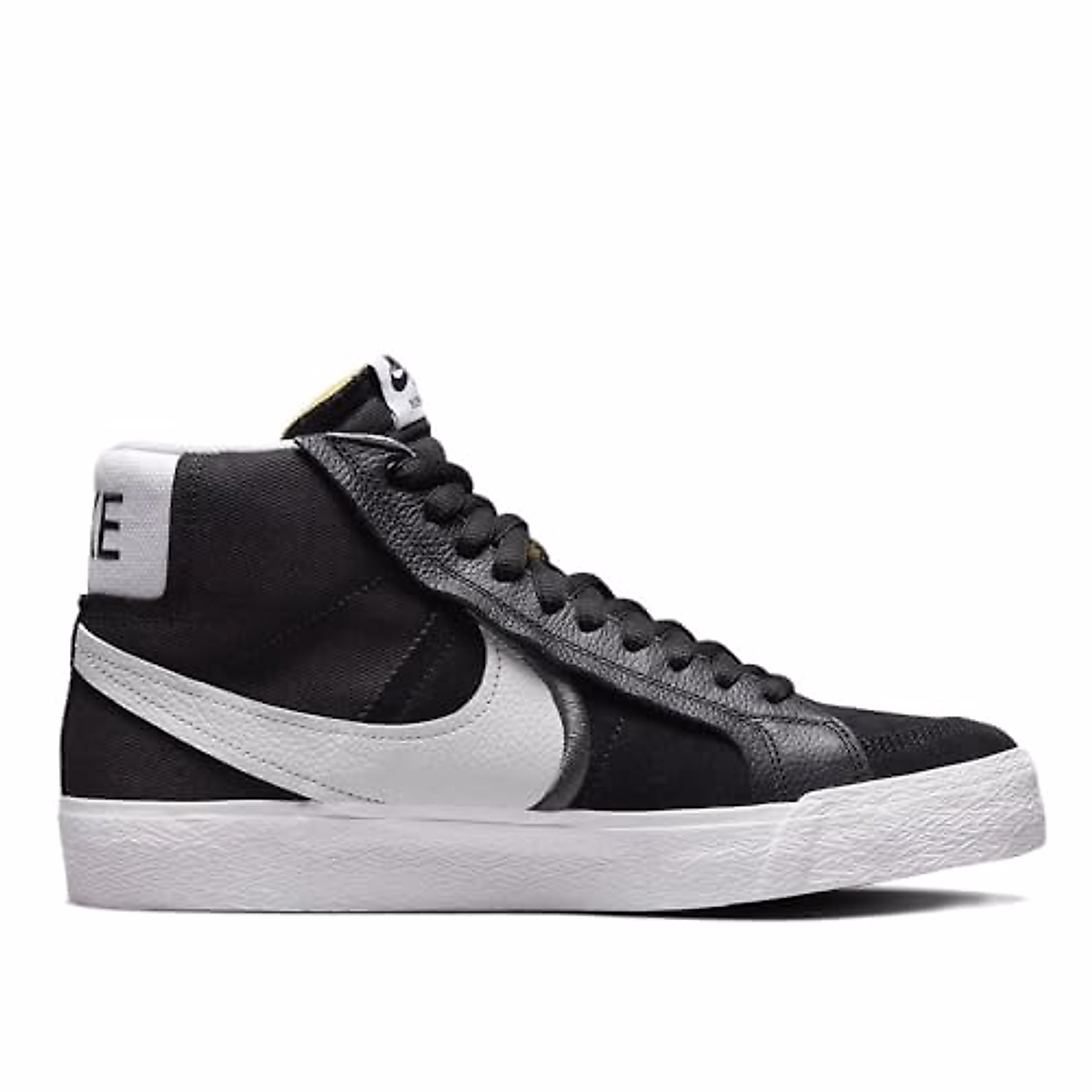Nike Men's SB Zoom Blazer Mid Shoe, Black/White, 10 M US