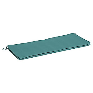 Arden Selections Outdoor Bench Cushion 18 x 46, Surf Teal