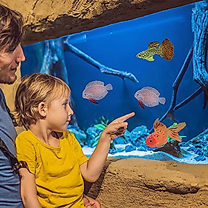 gootrades 3 Pcs/Set Artificial Fish Glowing Effect Aquarium Decor Floating Ornament