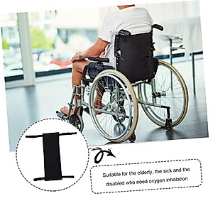 ERINGOGO 3 Pcs Oxygen Cylinder Buggy Bag Cloth Wheelchair Oxygen Cylinder Storage Pouch Walker Oxygen Tank Holder Mesh Backpack Portable Oxygen Bag Adjustable 600d Oxford Cloth Side Bag