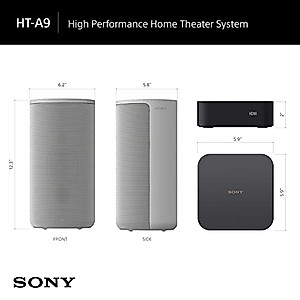 Sony TV XR65X93L with HTA9
