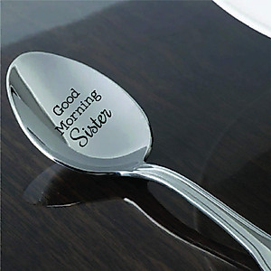 Sister Gifts -Good Morning Sister Spoon Gift from Sister - Sister Birthday Gifts from Sister