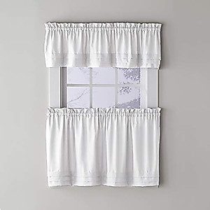 SKL Home by Saturday Knight Ltd. Holden Valance, White, 58 inches x 13 inches