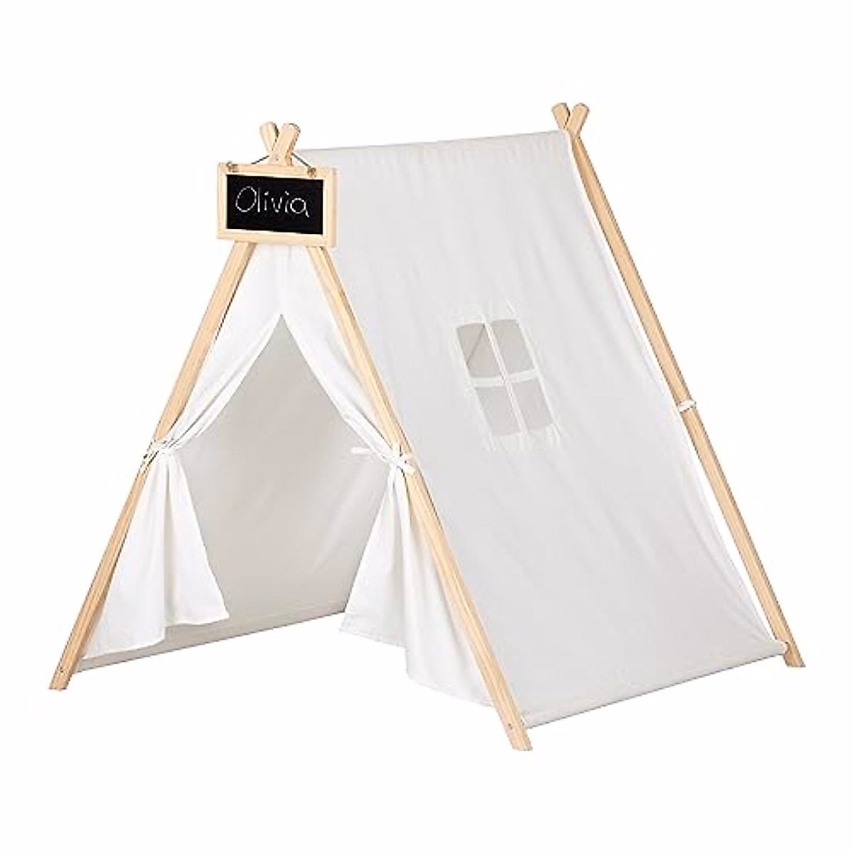 South Shore Sweedi Organic Cotton and Pine Play Tent with Chalkboard