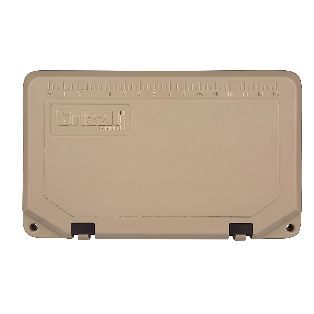 Grizzly 15 Cooler | 15 qt Ice Chest Durable Rotomolded Insulated | Made in USA | Warranty for Life | For Beach Boat Camping Fishing Hunting | G15 | Tan