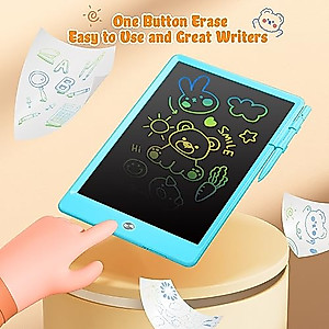 Kidopire LCD Writing Tablet for Kids, 2 Pack 10-Inch Toddler Doodle Board Drawing Board, Reusable Drawing Tablet Drawing Pad Kids Toys, Ideas Birthday Gifts for 3 4 5 6 7 8 Year Old Boys Girls